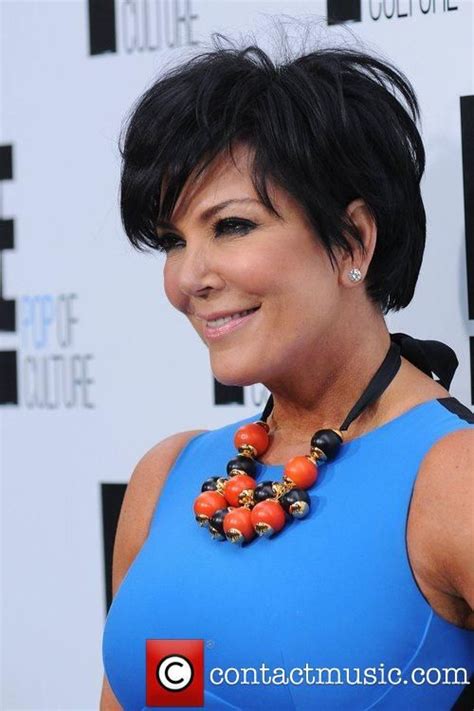 Kris Jenner 2012 E Upfront Presentation Arrivals Angled Bob