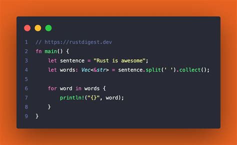 Clarence Ahiabor On Linkedin How To Split A String In Rust Learn More