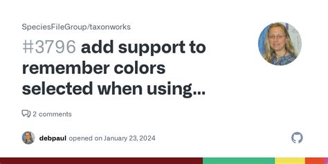 Add Support To Remember Colors Selected When Using Color Picker For Applying To Tags Keywords
