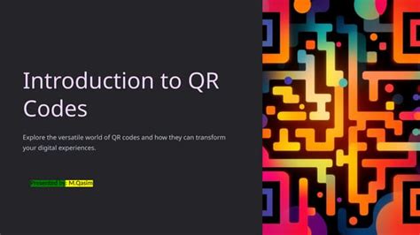 Muhammad Zahid Qr Code Genrator Project Python Pptx