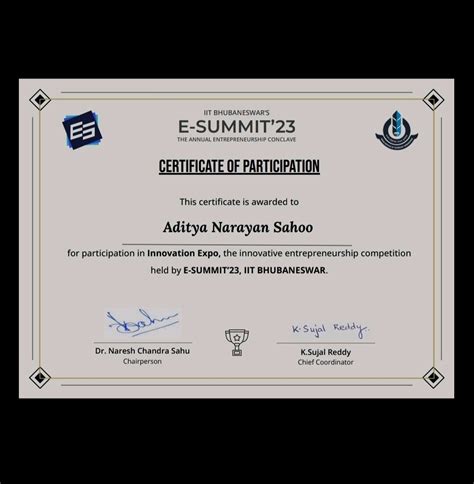 Aditya Narayan Sahoo On Linkedin E Summit23 Iit Bhubaneswar