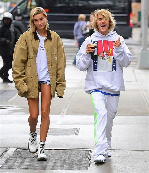 Justin Bieber And Hailey In New York June 13 Hailey Baldwin Street