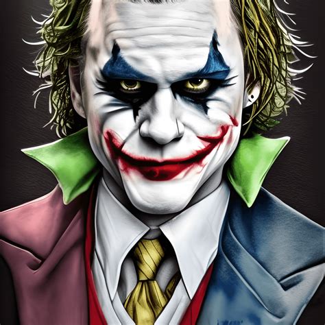 Joker Heath Ledger Graphic · Creative Fabrica