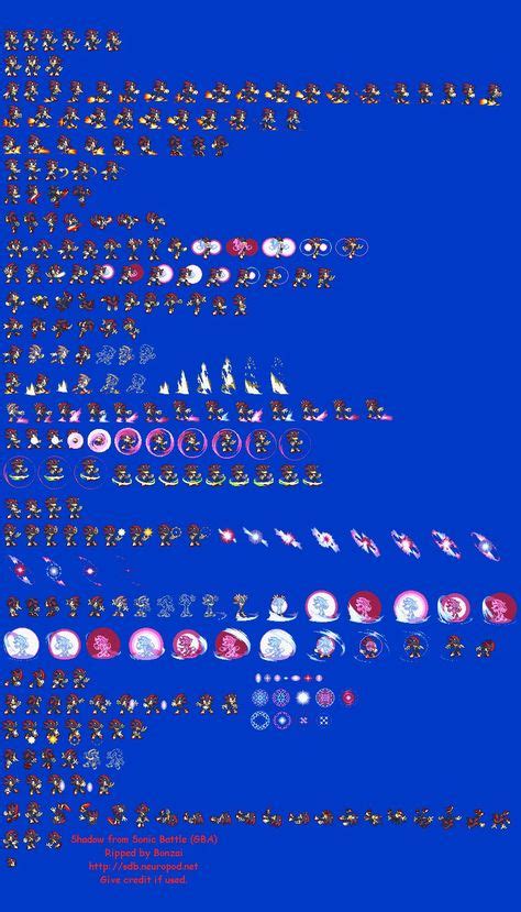 Sonic Battle Sprites