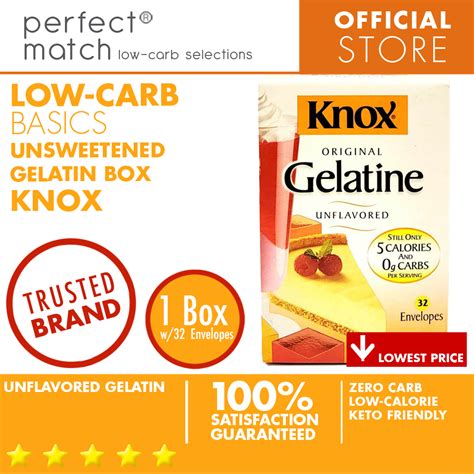 Perfectmatch Low Carb® L Knox Original Gelatine Unflavored Low