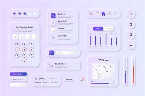 Premium Vector Gradient Ui Collection Element