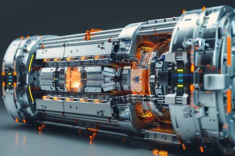 Futuristic Fusion Reactor Advanced Energy Technology Innovative Design