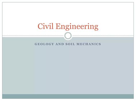 Civil Engineering Introduction Pptx Civil Engineering Industry Industries
