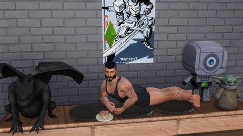 He Will Definitely Teach You How To Do Push Ups Correctly The Sims 4 Sims Loverslab