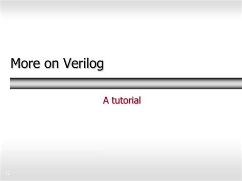 Ppt Comp541 Hierarchical Design And Verilog Powerpoint Presentation Id 5621380