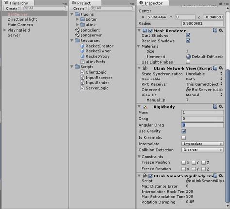 Unity Multiplayer Tutorial Physics Calculations On Server