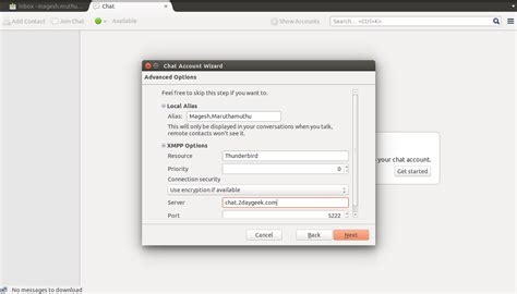 How To Integrate Thunderbird With Openfire Using Xmpp For Chat 2daygeek