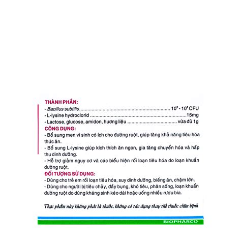 Bio Subtilis Bepharco