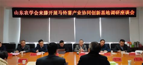 市科协邀请山东农学会赴滕州开展马铃薯产业发展专题调研 枣庄市科学技术协会