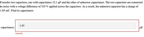 Solved Consider two capacitors one with capacitance μF Chegg
