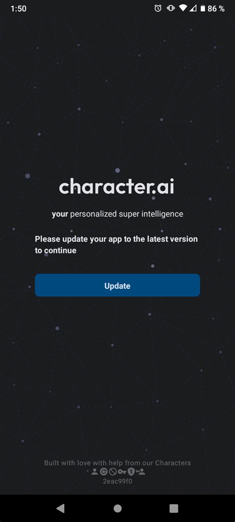 Forcing Update R Characterai