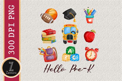 Hello Pre K Graphic By Zemira · Creative Fabrica
