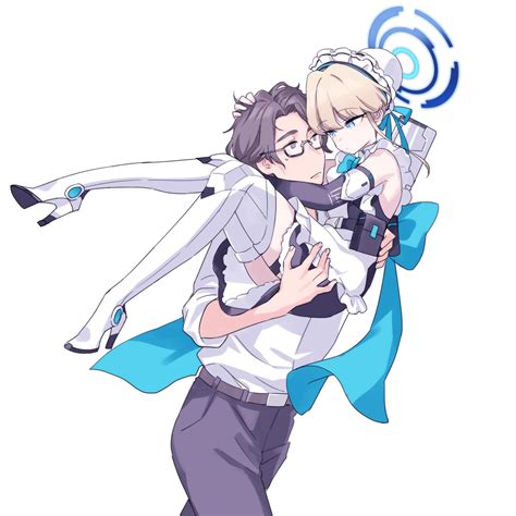 Sensei And Toki Blue Archive Drawn By Suyasuya User Tjnw Danbooru