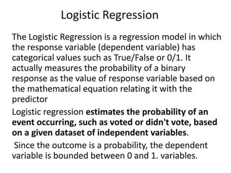 Logistic Regression Analysis Pdf Technology And Computing