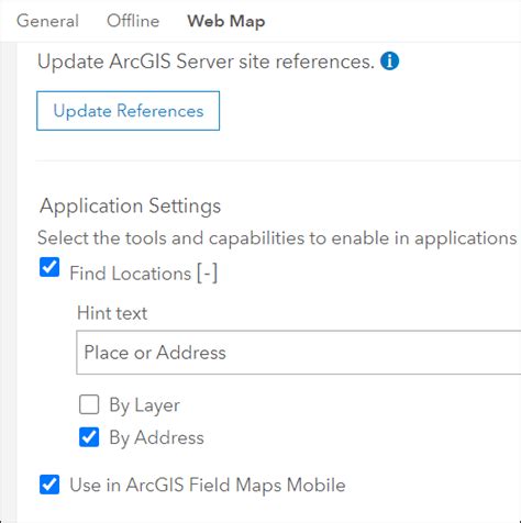 Problem The Use In Arcgis Collector Option Is Unavailable In A Web Map