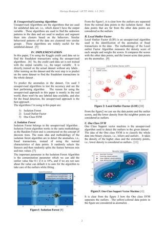 Credit Card Fraud Detection Using Unsupervised Machine Learning Algorithms PDF Internet