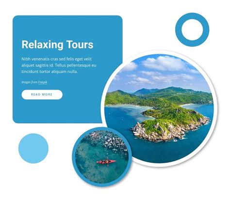 Relaxing Tours Css Template