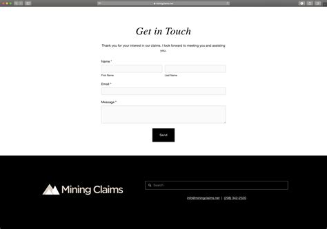 Mining Claims Sales Website