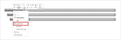 How To Create And Update A Table Of Contents In Microsoft Word
