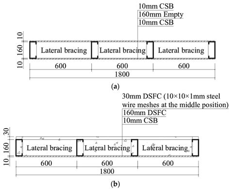 Section Details Of Specimens Unit Mm A CF And CF B CF Download Scientific