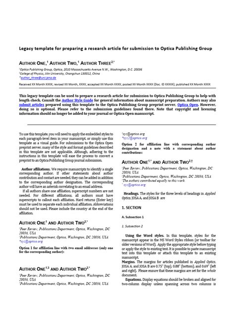 Osa Legacy Template Pdf