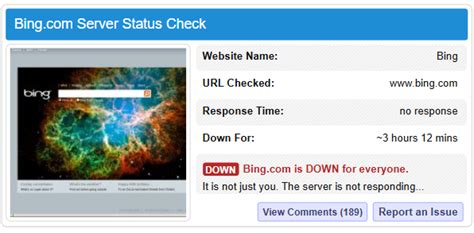 Global Outage Hits Microsoft Services Bing Search Engine Down