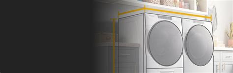 Washer Dryer Dimensions Side By Side At Glenda Kurtz Blog