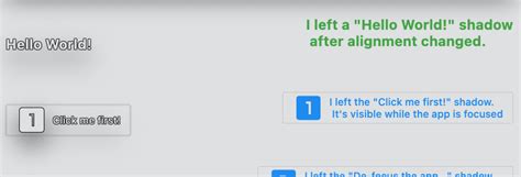 UI Creates Shadow Like Artifacts On MacOS Desktop App W Transparent Background Issue