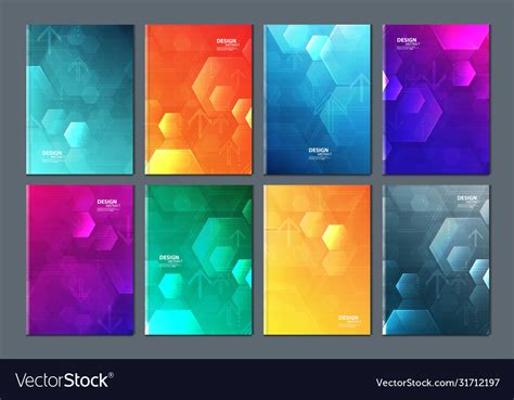 Abstract Technology Data Visualization Background Vector Image