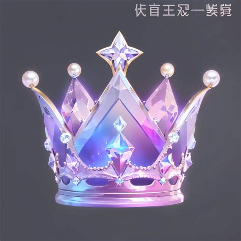 A Close Up Of A Crown With A Star On Top Of It Seaart Ai