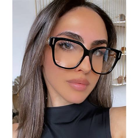 New Gucci Gg1204o Black Oversized Metal Eyeglasses Frames Stylish