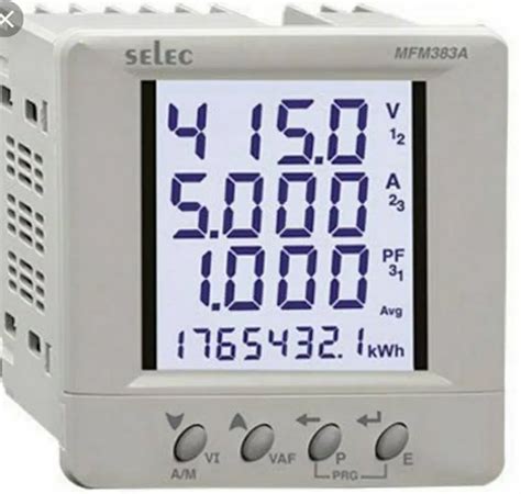 Single Phase Selec Mfm383 A Multifunction Meter 220 V At ₹ 2580 In Kolkata