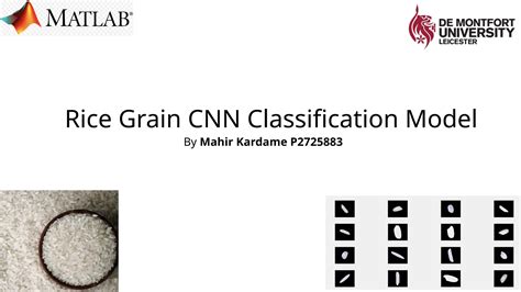 Ai Convolutional Neural Network For Rice Grain Classification Ppt