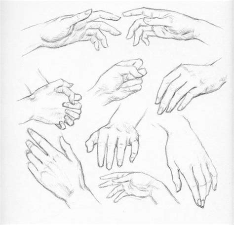 How To Draw Hands Reference Sheets And Guides To Drawing Hands Artofit