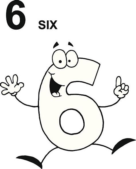 Number 6 Clipart Pictures Illustrations Royalty Free Vector Graphics