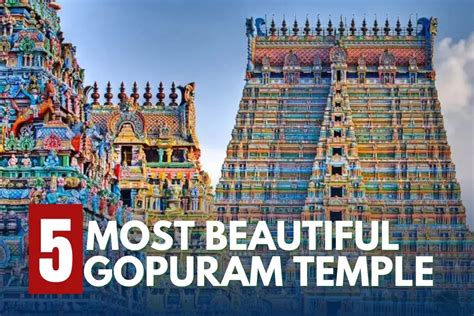 Gopuram Temple Temple Gopuram Construction For Worship At
