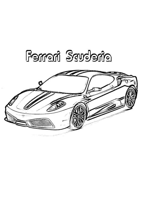 Феррари Раскраски 70 фото