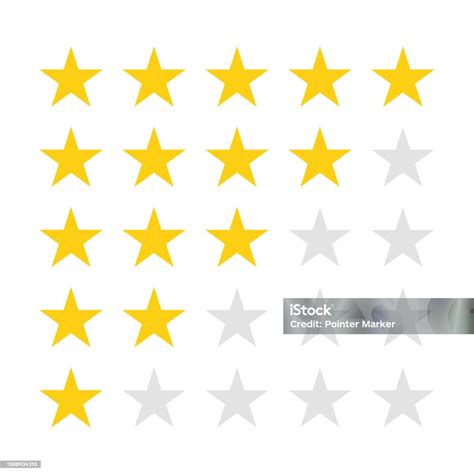 Vetores De Classificação De Estrelas Conceito De Feedback De Ícone De Classificação De Estrelas