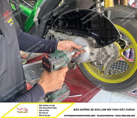 B O D Ng N I Xe Nouvo V Thay D Y Curoa Tr Nh S C Tr N Ng Ch Moto Mua B N Rao V T