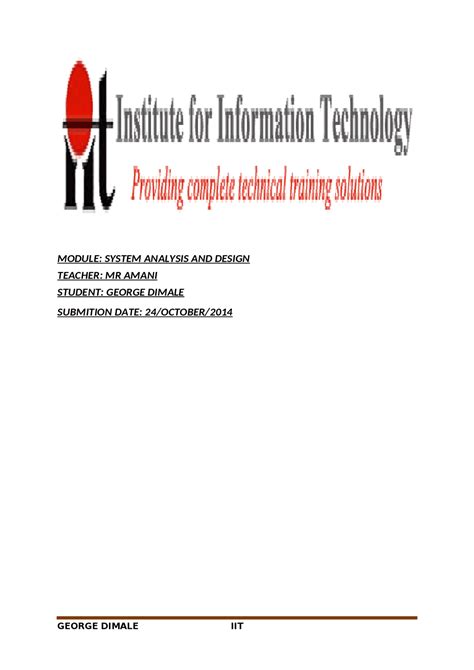 Information Technology Docsity