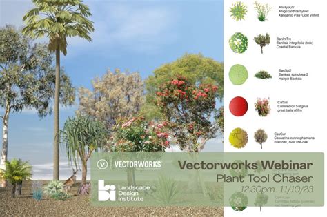 Vectorworks On Linkedin Vectorworks Webinar Using The Plant Tool Chaser