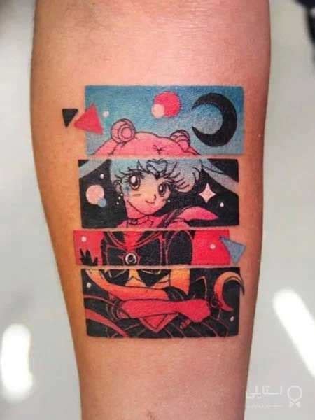 35 تاتو انیمه جالب برای طرفداران انیمیشن استایلی Sailor Moon Tattoo
