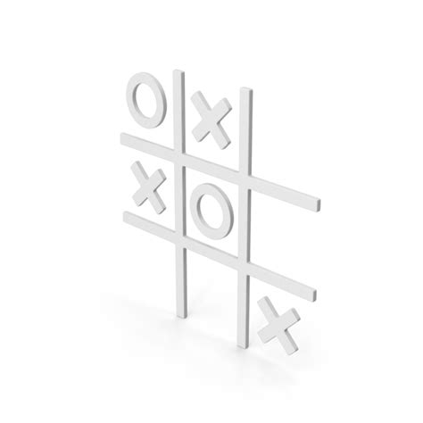 Monochrome Tic Tac Toe Game 3d Object 2364521131 Shutterstock