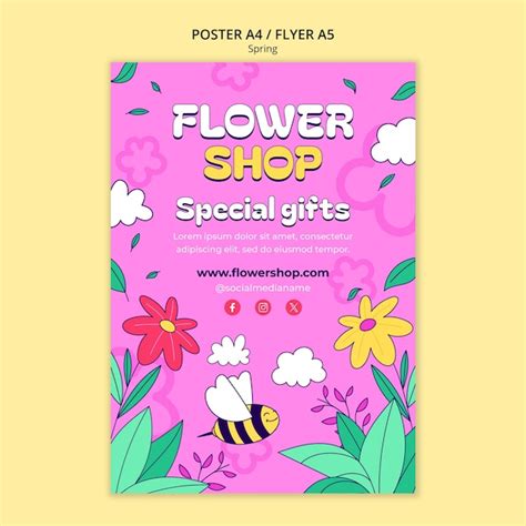 Premium Psd Spring Template Design Premium Psd Spring Template Design