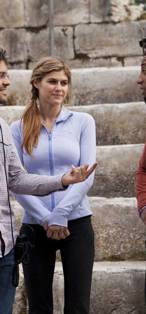 Braid On Set Alexandradaddario